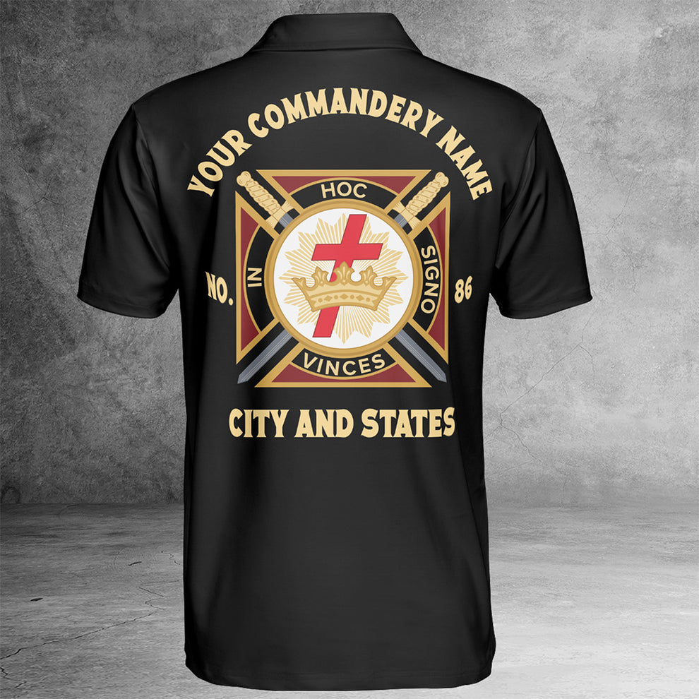 Custom Knights Templar Polo Shirt – Mason Prints