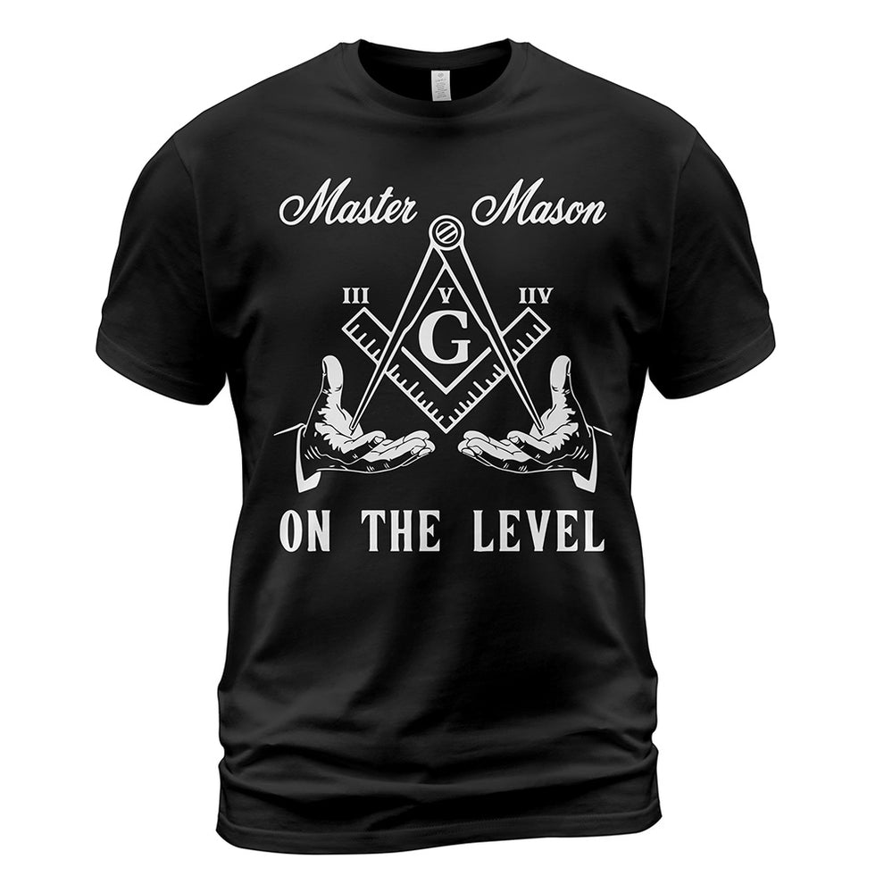 On The Level Masonic T-Shirt – Mason Prints